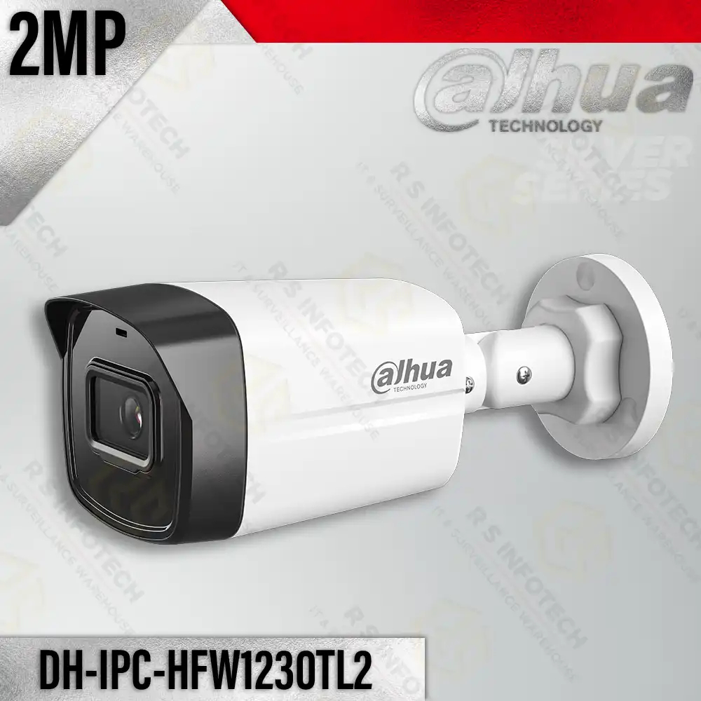 DAHUA DH-IPC-HFW1230TL2 2MP IP BULLET CAMERA SILVER SERIES
